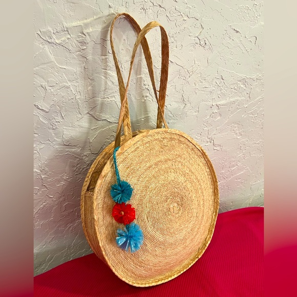 Bags | Original Mexican Made Straw Beach Bag | Poshmark